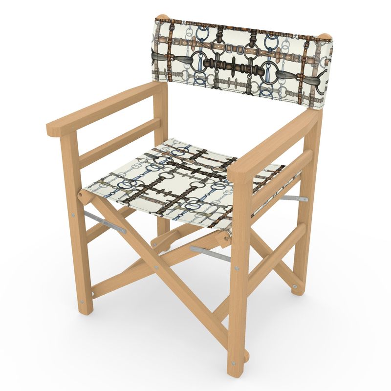 Ivory Choas Bit Directors Chair – alldesignsequine